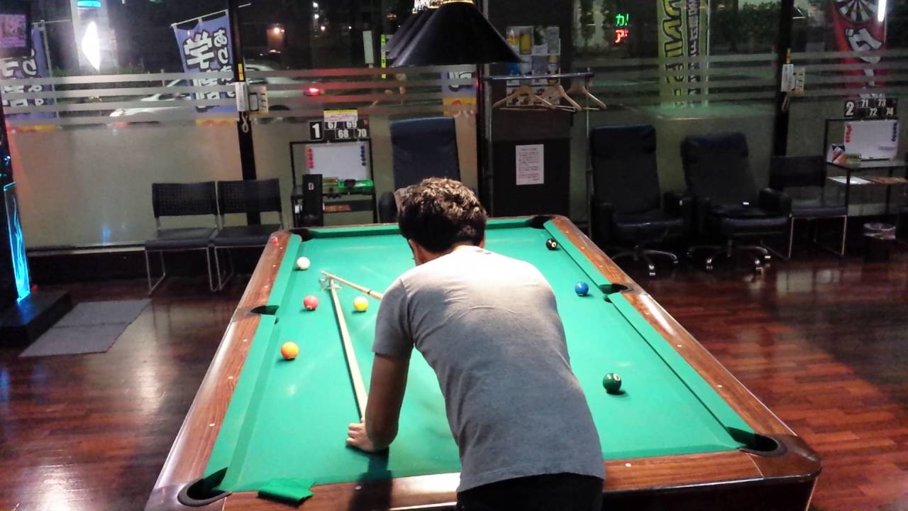 Japanese pool game Bowlard ボーラード part 2 - YouTube