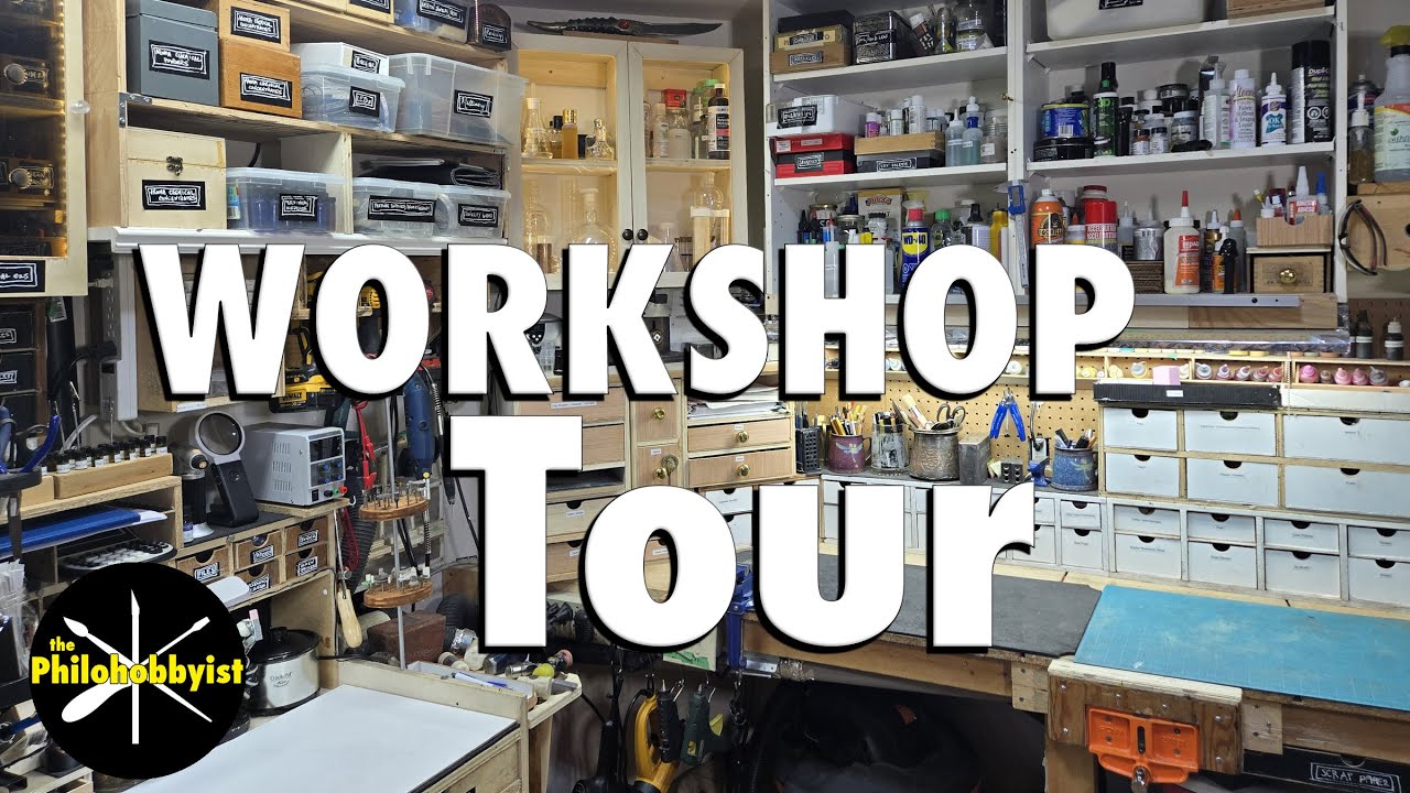 Workshop Tour: Behind the Scenes of My Creative Space! - YouTube