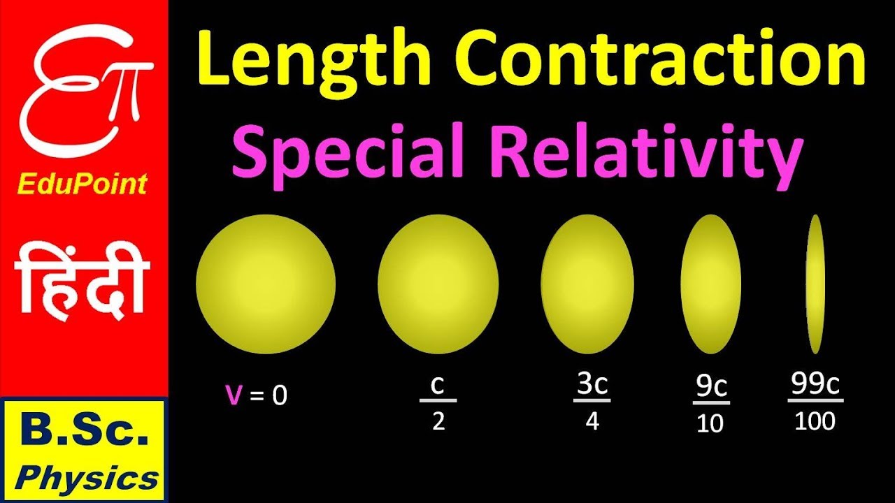 LENGTH CONTRACTION Sp. Relativity Part 3.1 || in HINDi - YouTube