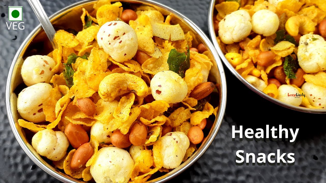 Protien Rich Healthy Snacks Recipe | Diet Snacks | Homemade Namkeen ...