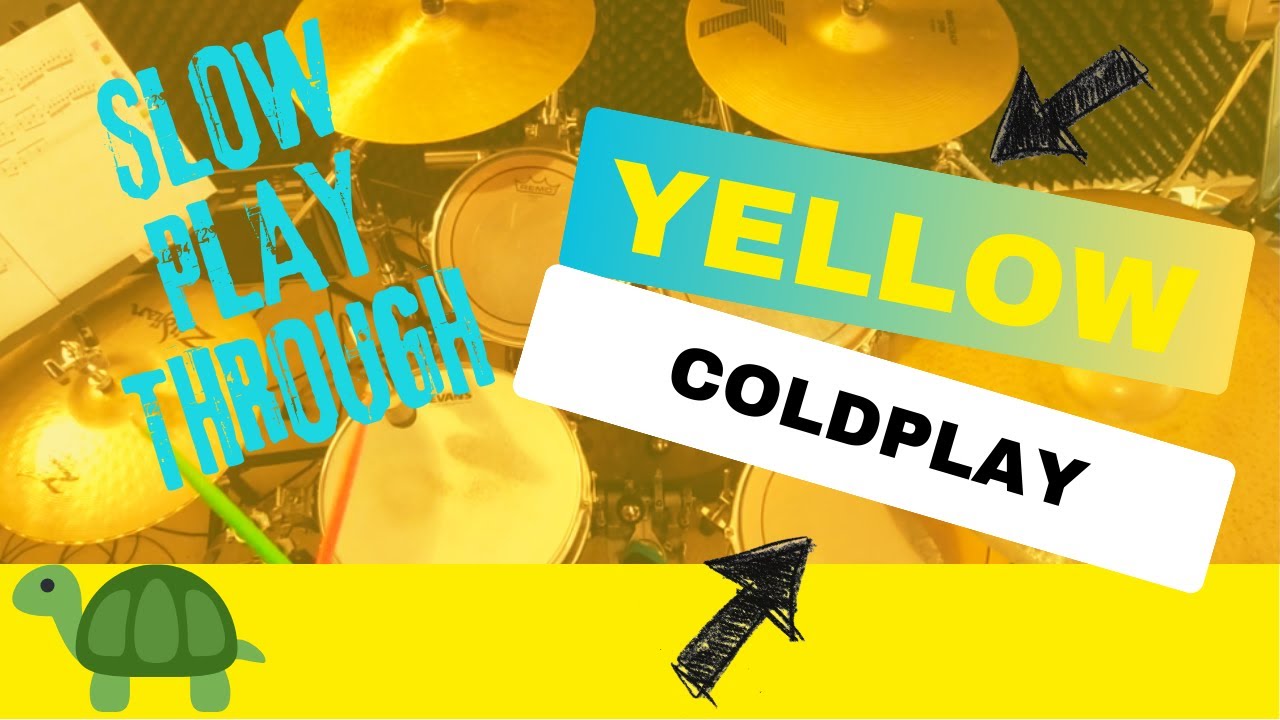 Play along and build your skills. Yellow by Coldplay. SLOW play through ...