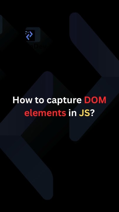 How To Capture Dom Elements In Javascript 🔥 Queryselector Vs Getelementbyid Coding