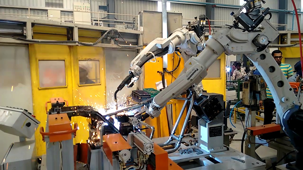 Robotic Frame Welding - YouTube