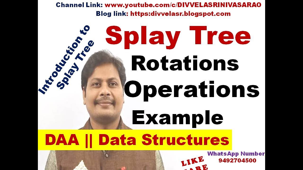 Splay Tree || Splay Tree Rotations || Splay Tree Operations || ZIG ...