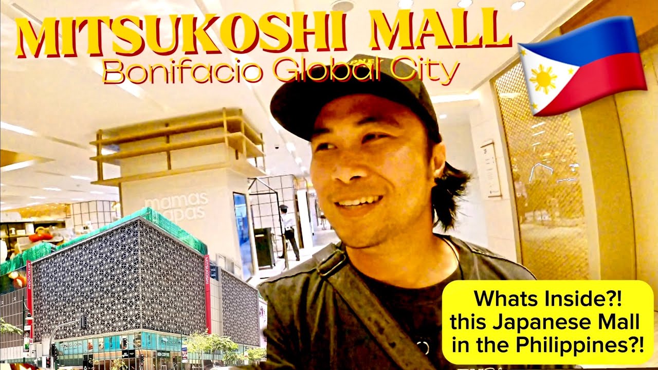 WHATS INSIDE? Luxurious MITSUKOSHI MALL In BGC Manila Philippines 🇵🇭 ...