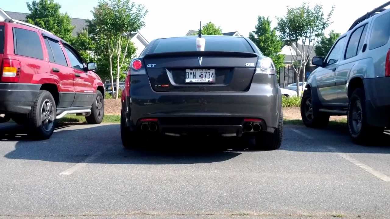 G8 GT Solo axle back & x-pipe - YouTube