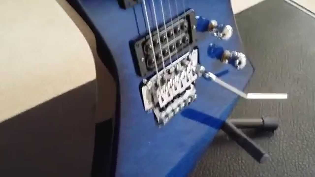 Jackson Kelly KE3 Blue Flamed Maple Electric Guitar. - YouTube