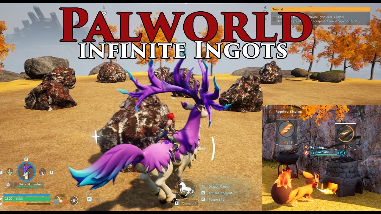 Palworld - Guide To Get Infinite Ingots, Make Pals Mine Copper Ore ...