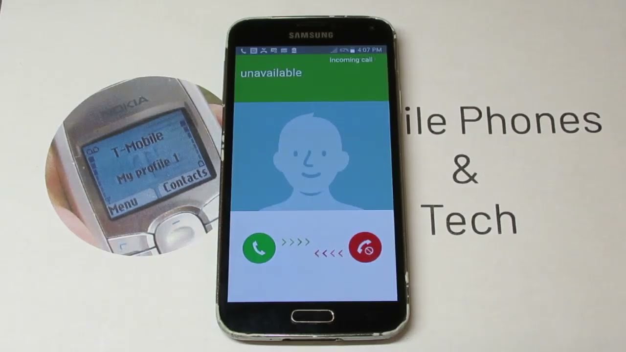 Samsung Galaxy S5 (AT&T) Incoming Call - YouTube