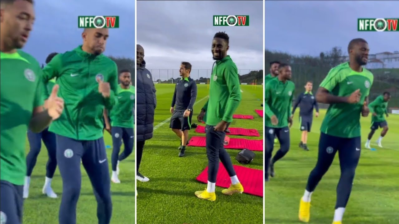 Super Eagles training today for Portugal friendly match - YouTube