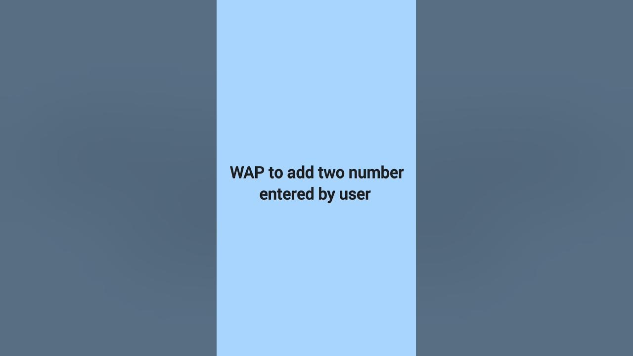 Write a program add two number entered by user #collegecoding #shorts # ...