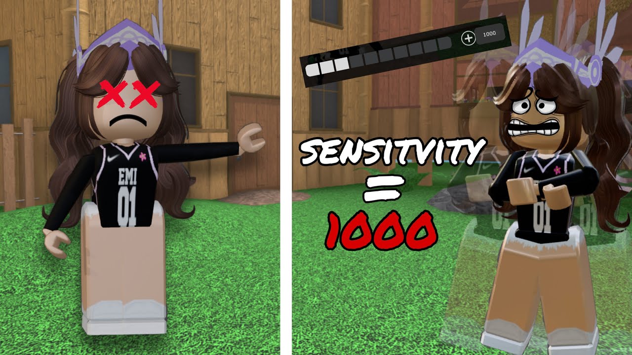 MM2 but everytime I DIE I have to bring UP my SENSITIVITY ...