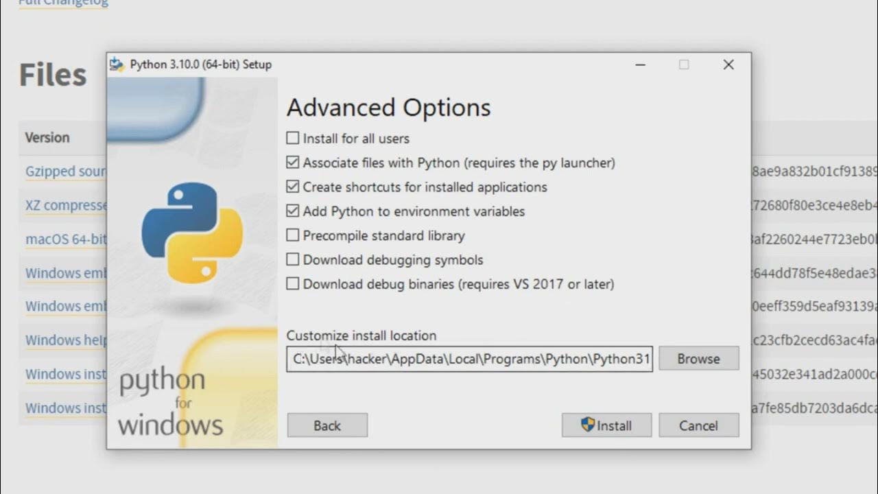 Instalación de python en windows 10 - YouTube