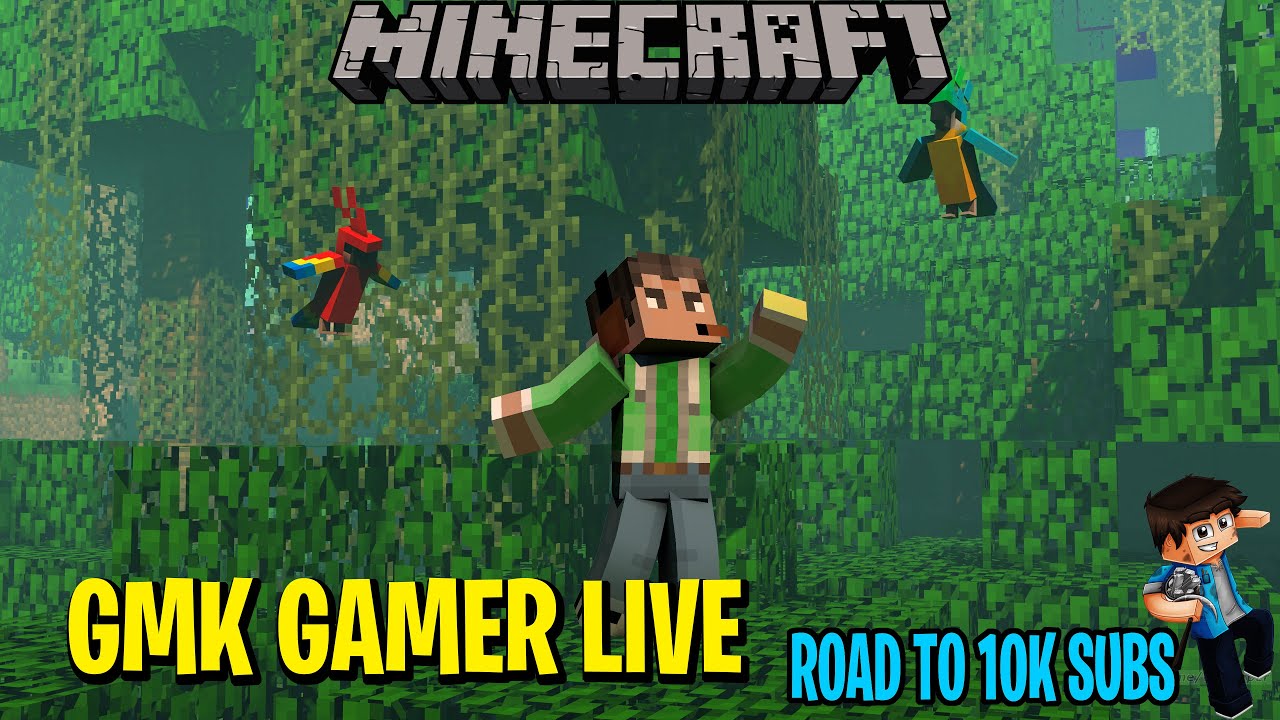Minecraft Live Road To 10K Subs | GMK GAMER ON LIVE | NEED YOUR SUPPORT ...