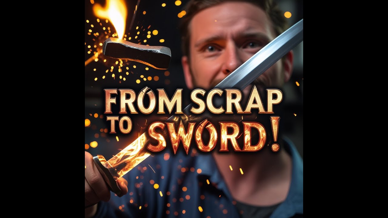 🔥 Forging a Sword from Scrap Iron! Incredible Transformation! - YouTube