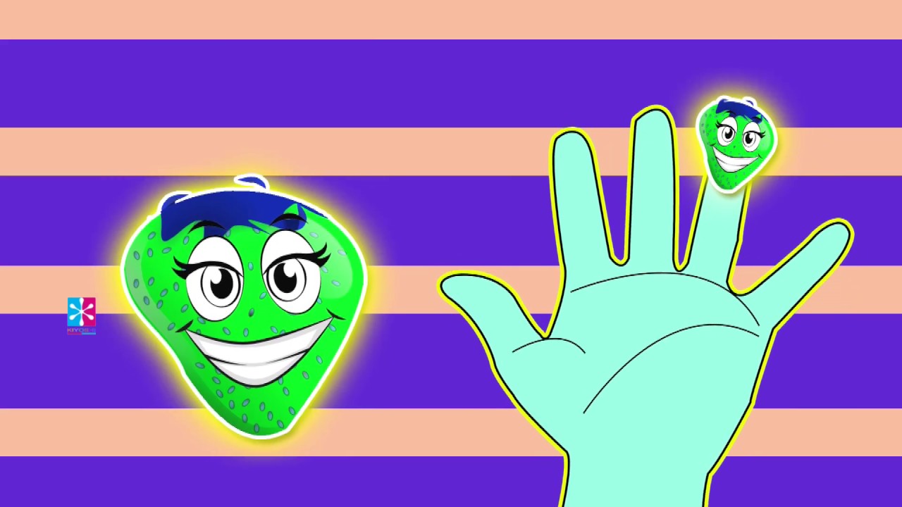 Finger Family Fruits | Nursery Rhymes & Kids Songs | Strawberry - YouTube