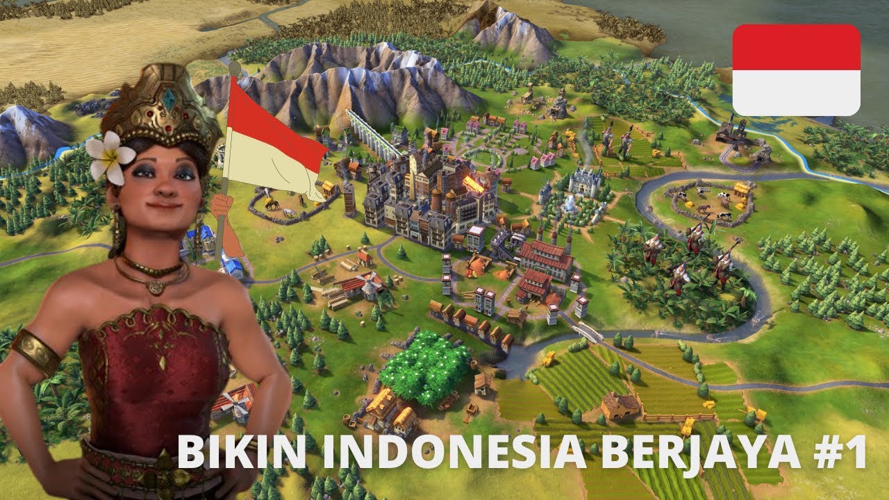 Mengembalikan kejayaan Indonesia Civilization VI gameplay deity ...