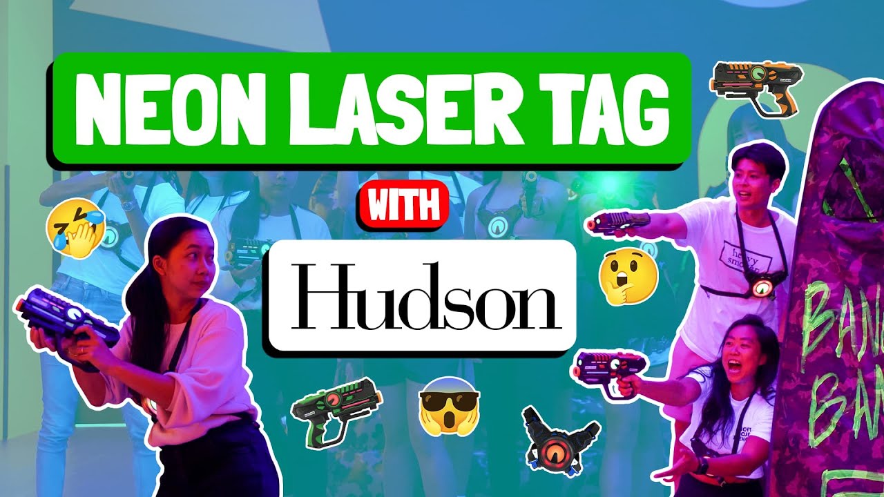 Electrifying Neon Laser Tag Activity with Hudson Singapore | FunEmpire ...