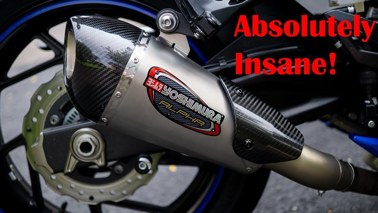 Yoshimura Alpha T Exhaust Unboxing, Installation, and Sound Review ...