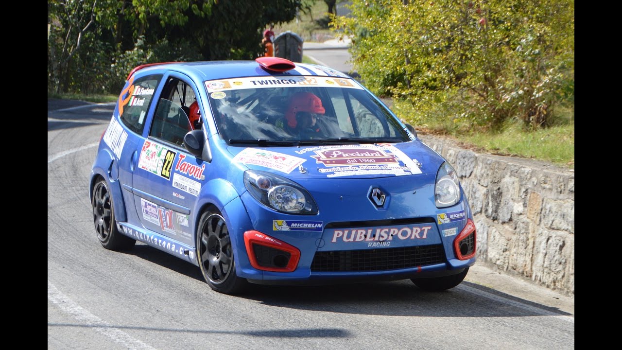Renault Twingo R2 rally action + on board - YouTube