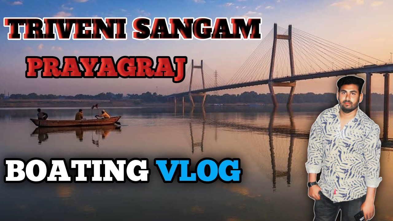 Triveni Sangam Prayagraj|| Boating with Cousin vlog|| Prayagraj Sangam ...