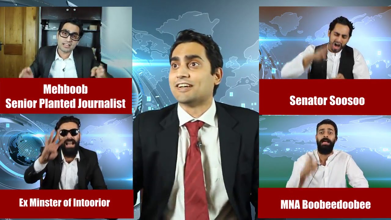 Every News Channel Ever By Danish Ali with fun land - YouTube