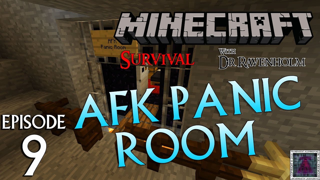 Minecraft Survival: Episode 9 - AFK Panic Room - YouTube
