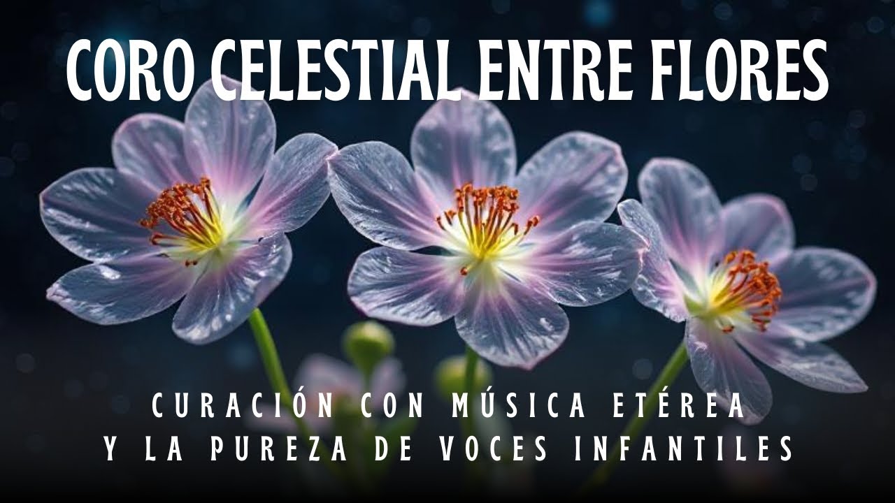 🌸 CORO CELESTIAL ENTRE FLORES / CURACIÓN CON MÚSICA ETÉREA Y LA PUREZA ...
