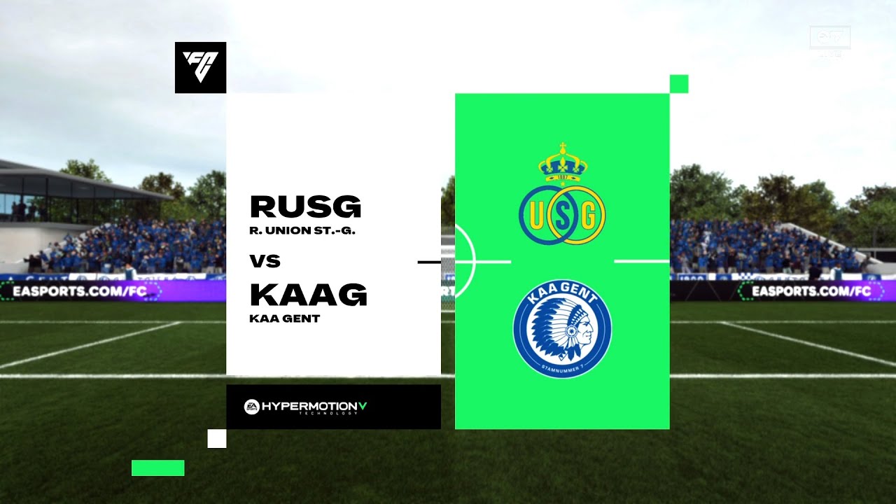 R. UNION ST.-G. vs KAA GENT | Belgium: Jupiler Pro League | FC 26 ...