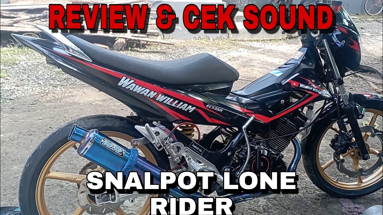 REVIEW&CEK SOUND KNALPOT LONE RIDER SATRIA FU!||SATRIA FU KOMOROD ...