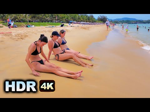 Karon Beach  PHUKET  Sugar Marina Hotel ART  -  Thailand Walk  // 4K HDR