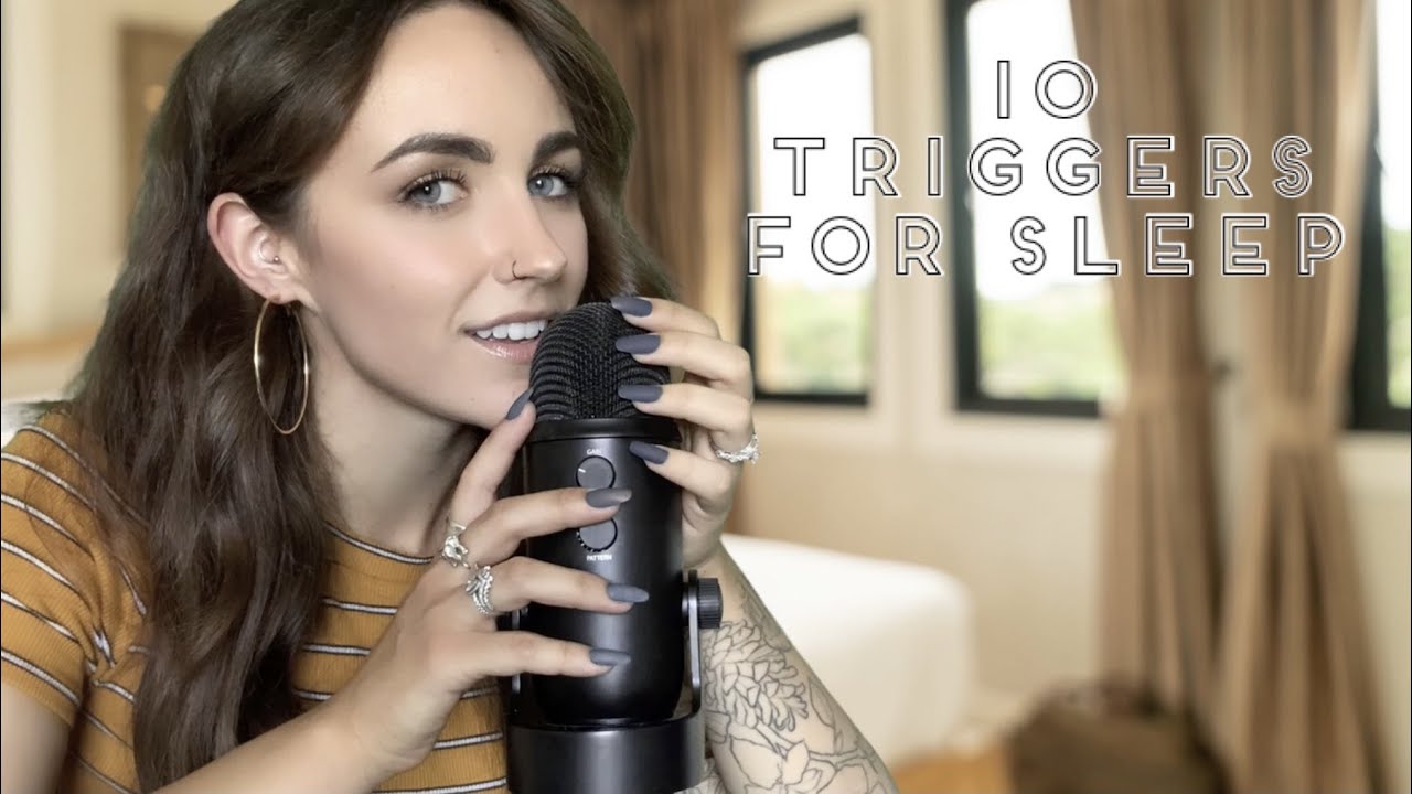10 FAST ASMR Triggers in 10 Minutes 💤 (Whispers, Tapping, Scratching ...
