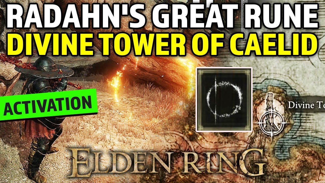 Elden Ring - How to get to Divine Tower of Caelid to Activate Radahn's ...