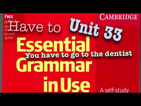 İngilis dili qrammatika | Murpy dərsləri | Unit 33