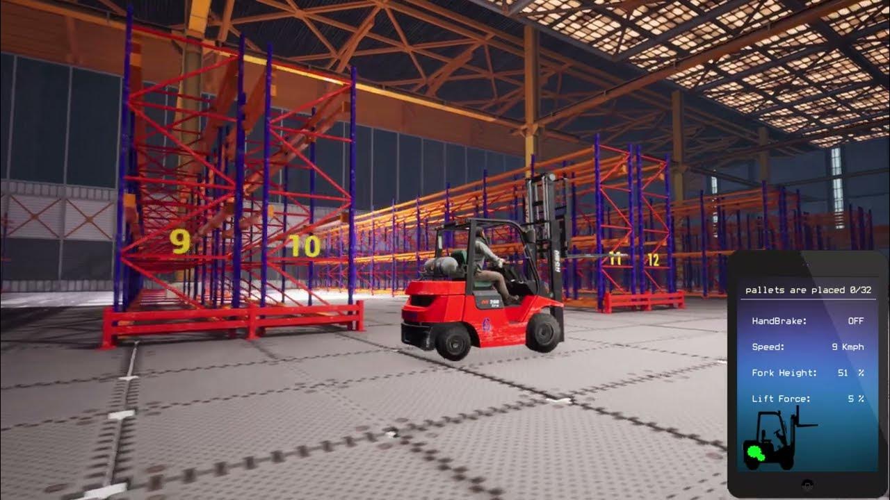 Warehouse Simulator: Forklift Driver - YouTube