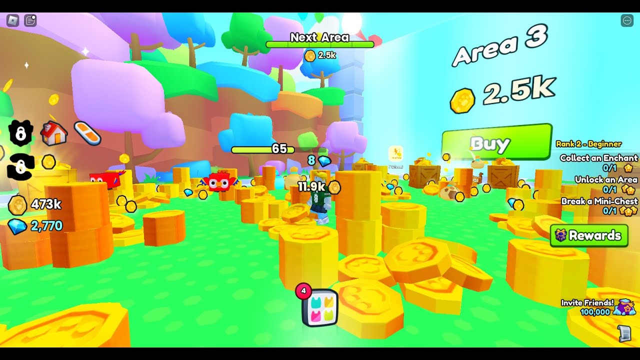 EP#1 Road to Area #74 + Egg #87 [Update 4 + F2P + Newbie] in Roblox ...