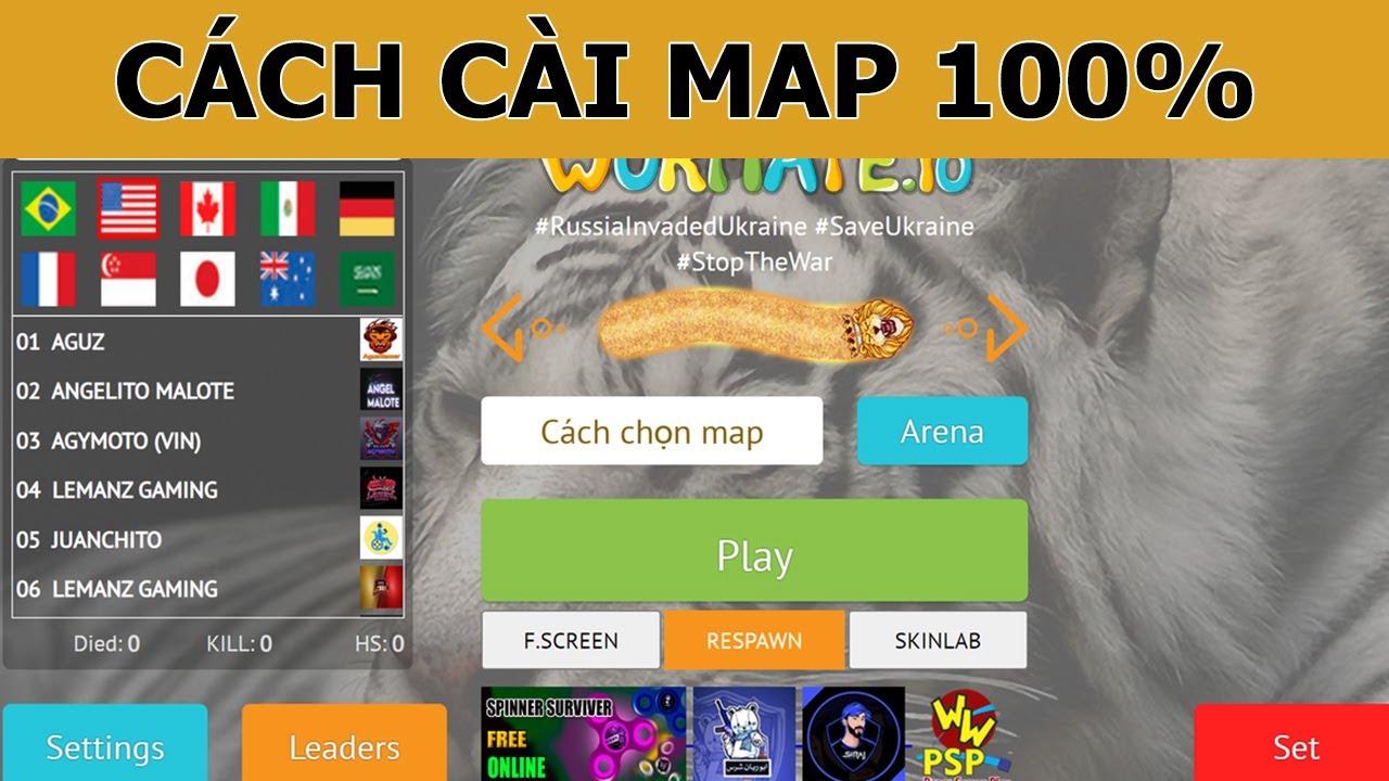 Wormate.io - Hướng Dẫn Cách Tìm Map Thành Công 100% - YouTube