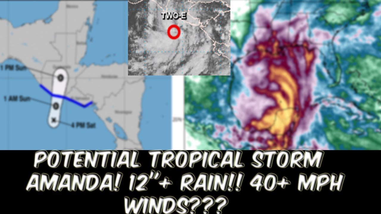 Tropical Depression 02E Latest Forecast: Tropical Storm Amanda? - YouTube