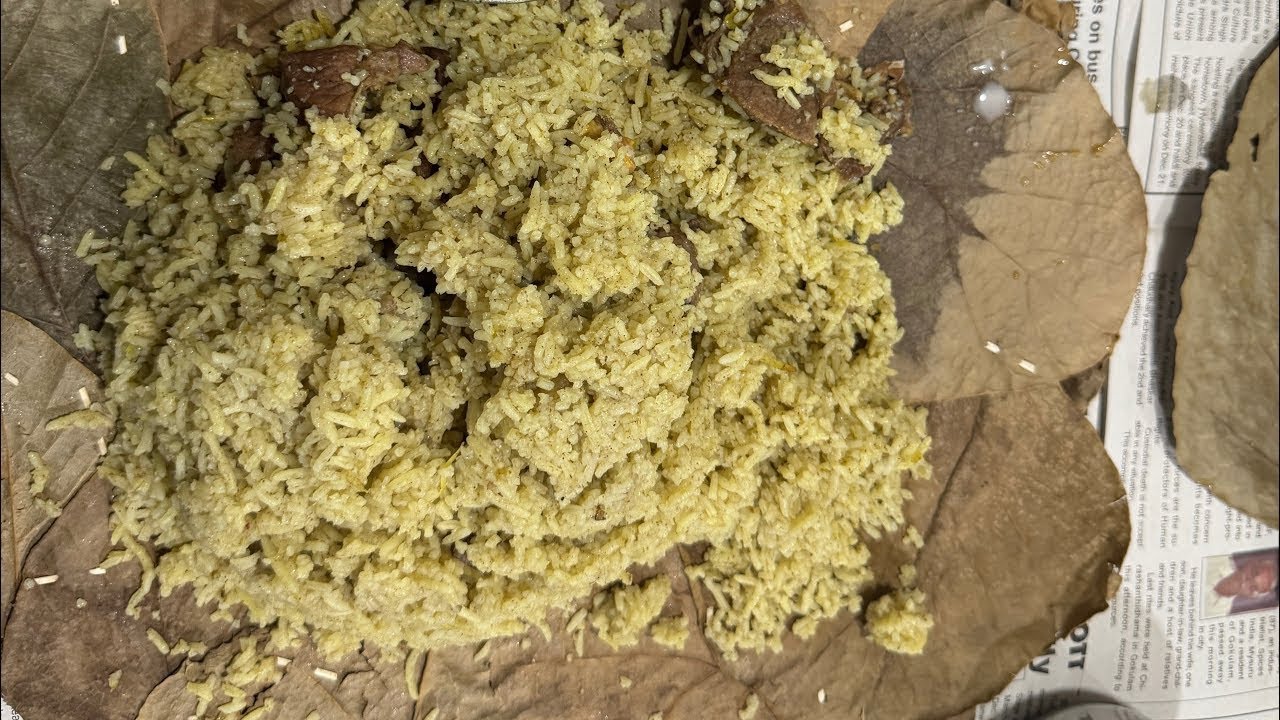 Tasting Amazing Mutton Pulao in Hotel Hanumanthu in Mysore - YouTube