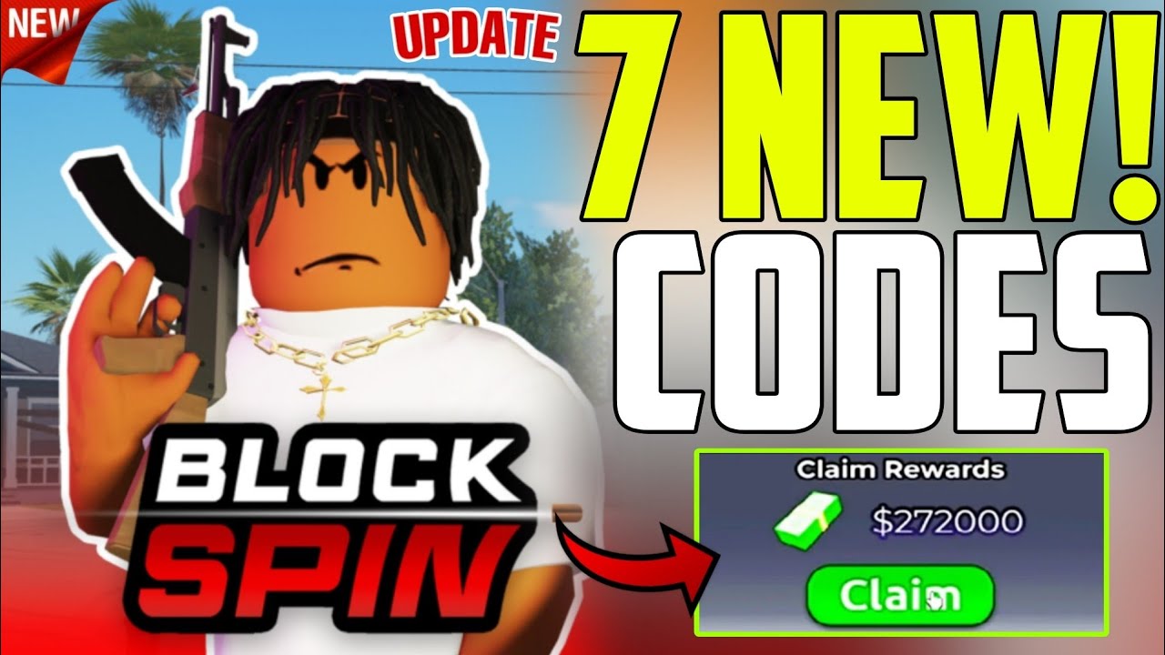 ⚠️New⚠️ ALL WORKING CODES For BlockSpin 2025 - Roblox BlockSpin Codes ...