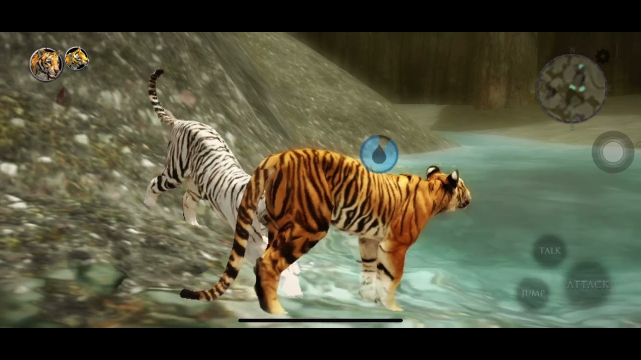 New game! Ult tiger sim 2.Tiger vs wooly rhino - YouTube