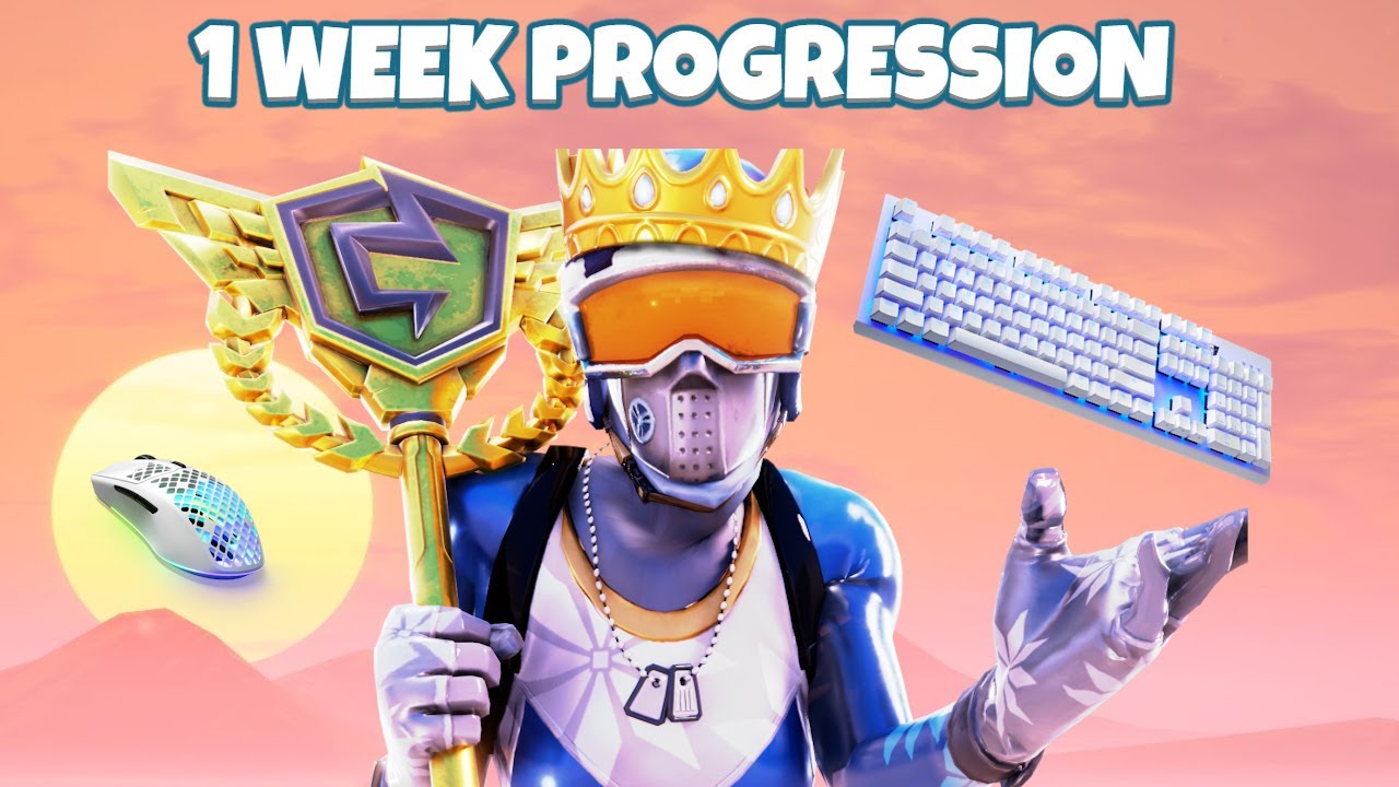 1 WEEK Fortnite Keyboard and Mouse Progression! (TIPS) - YouTube