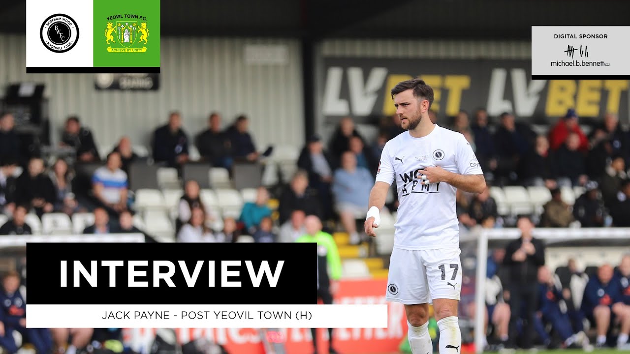 INTERVIEW | Jack Payne post - Yeovil Town (H) | 29th April 2023 - YouTube