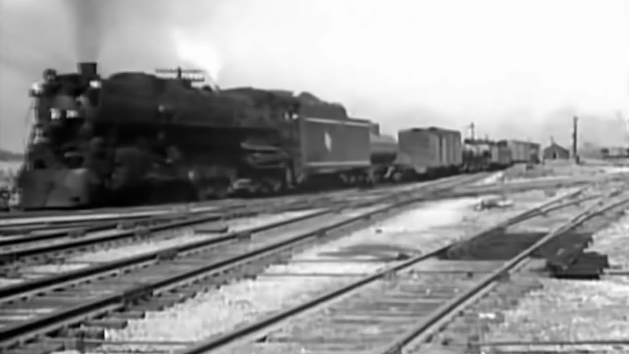 Vintage railroad film - A railroad at work - 1946 - YouTube