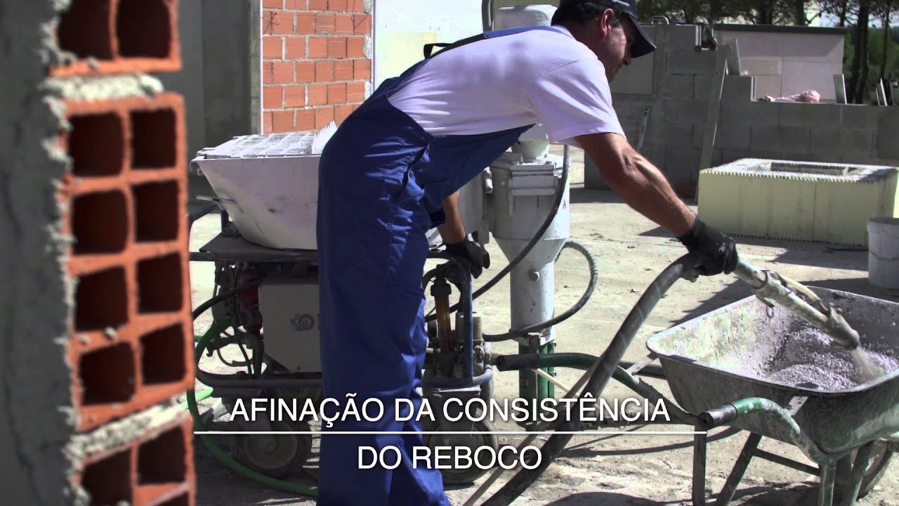 Reboco projectado - como aplicar? - YouTube