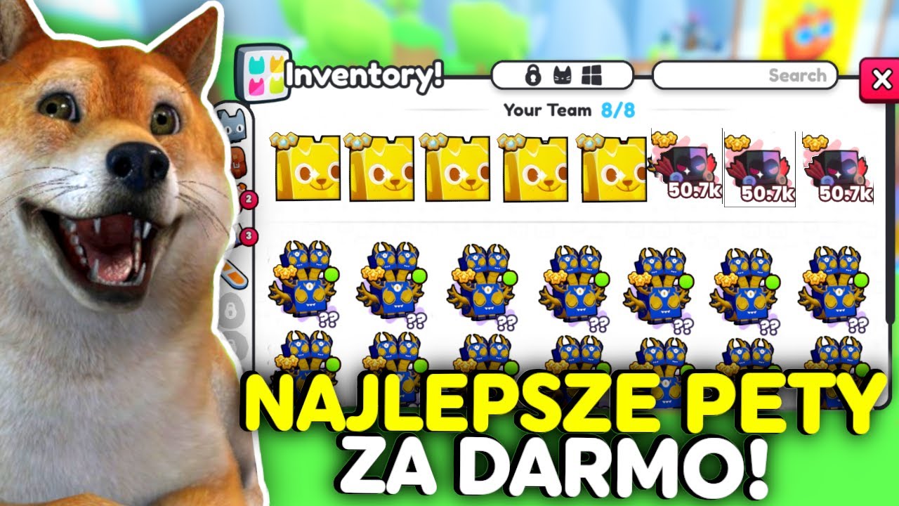 NAJLEPSZE PETY ZA DARMO W PET SIMULATOR 99! - YouTube
