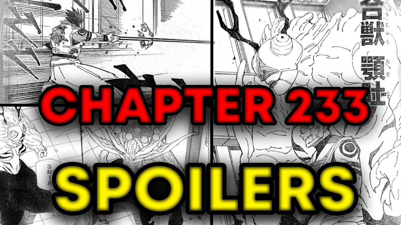 Jujutsu Kaisen CHAPTER 233 SPOILERS | IT IS GOJOVER FR THIS TIME ...