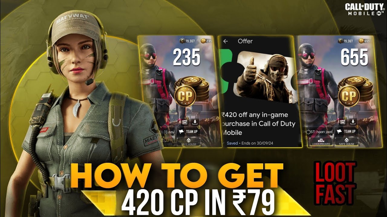 How to Get 420 CP for ₹79 😱 | CODM Loot Offer September 2024 - YouTube