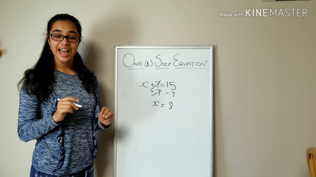 1 Step Equations Algebra YouTube 1-step-equations-algebra-youtube
