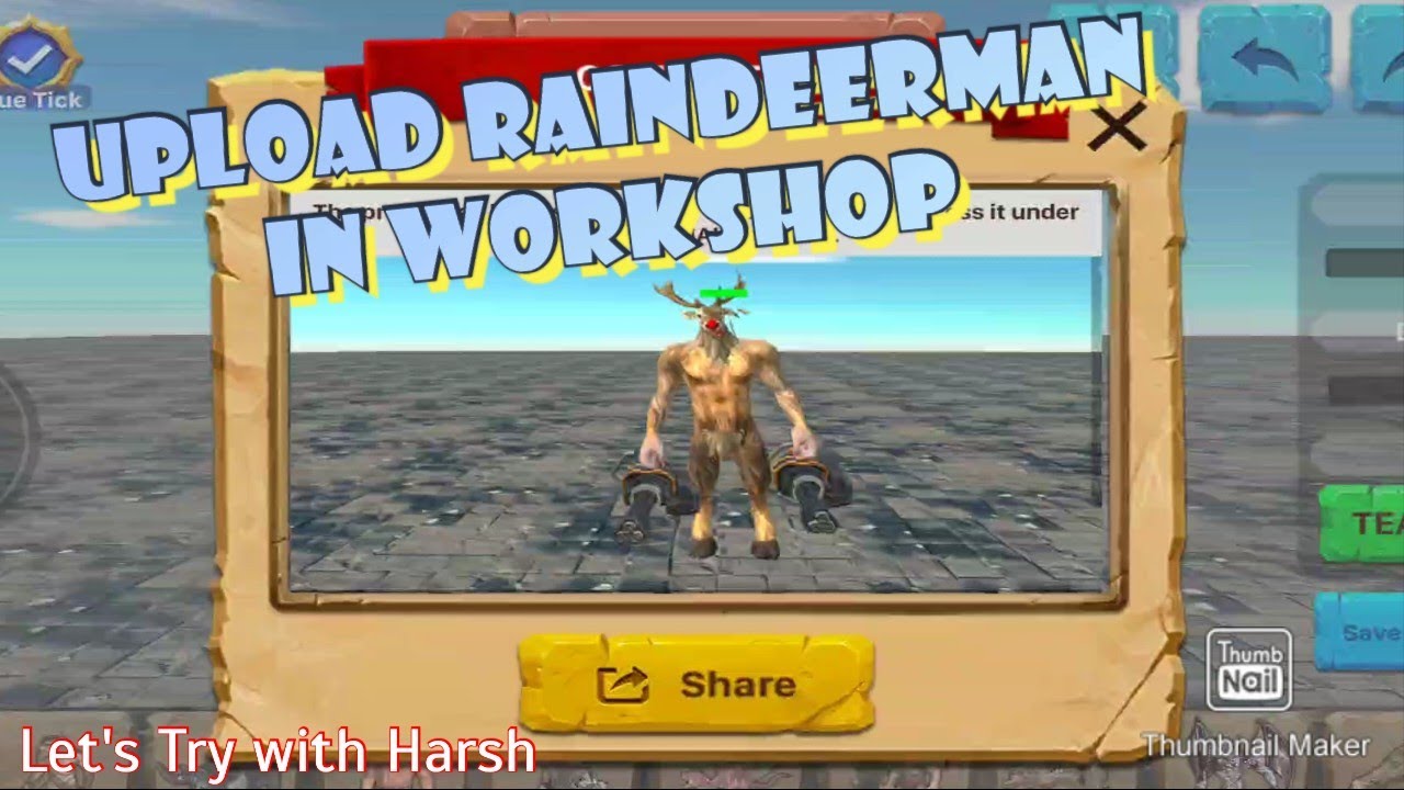 Upload Raindeerman In Workshop - Animal Revolt Battle Simulator | arbs ...